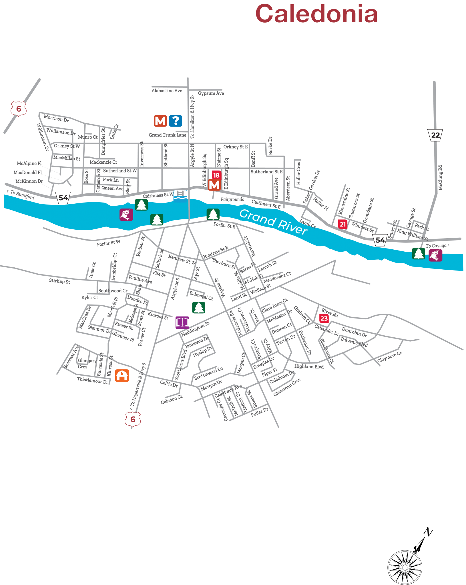 map of Caledonia_2019 | Caledonia BIA